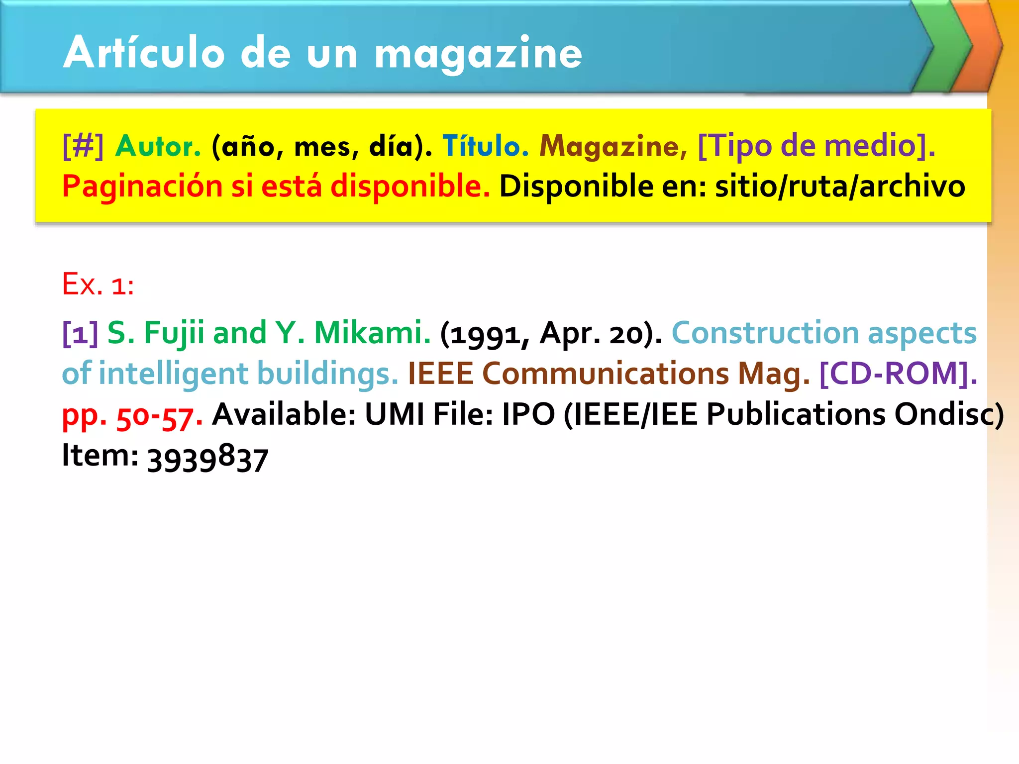 Cómo citar ieee | PPTX