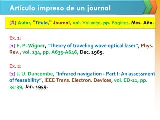 Cómo citar ieee | PPT