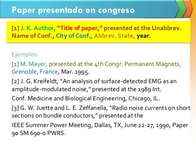 Cómo citar ieee