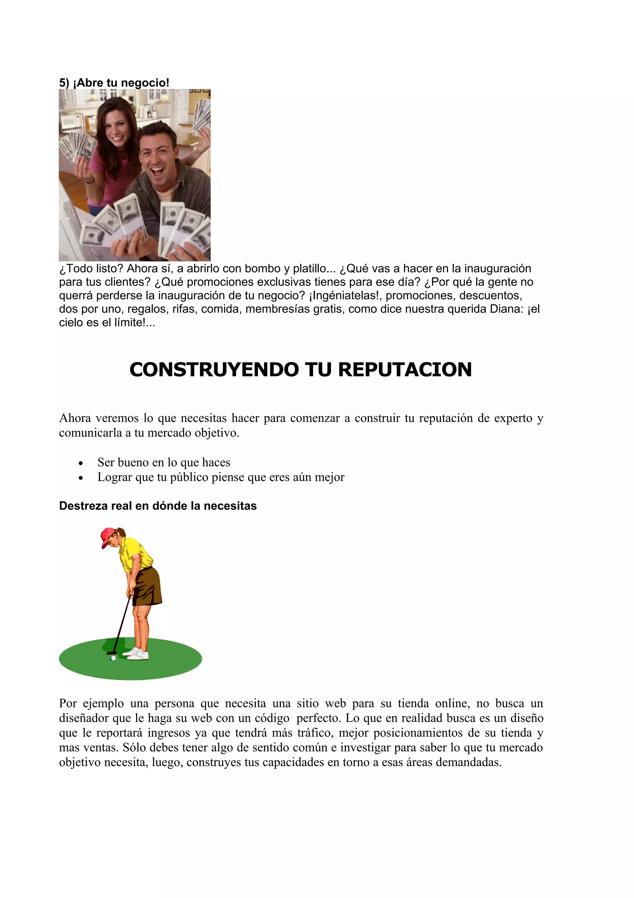 Cómo comenzar un negocio en 5 pasos | PDF