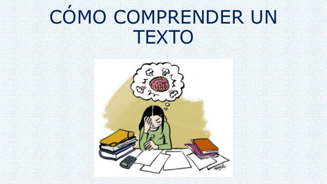 Entender Y Comprender