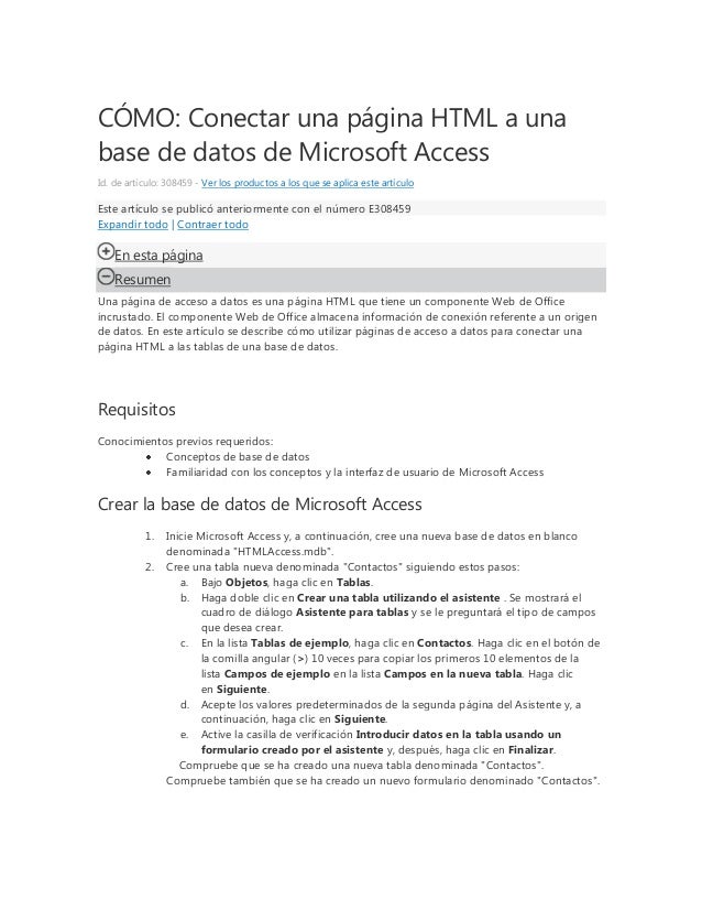 Como Conectar Una Base De Datos A Una Pagina Web Html - Descargar Musica Mp3