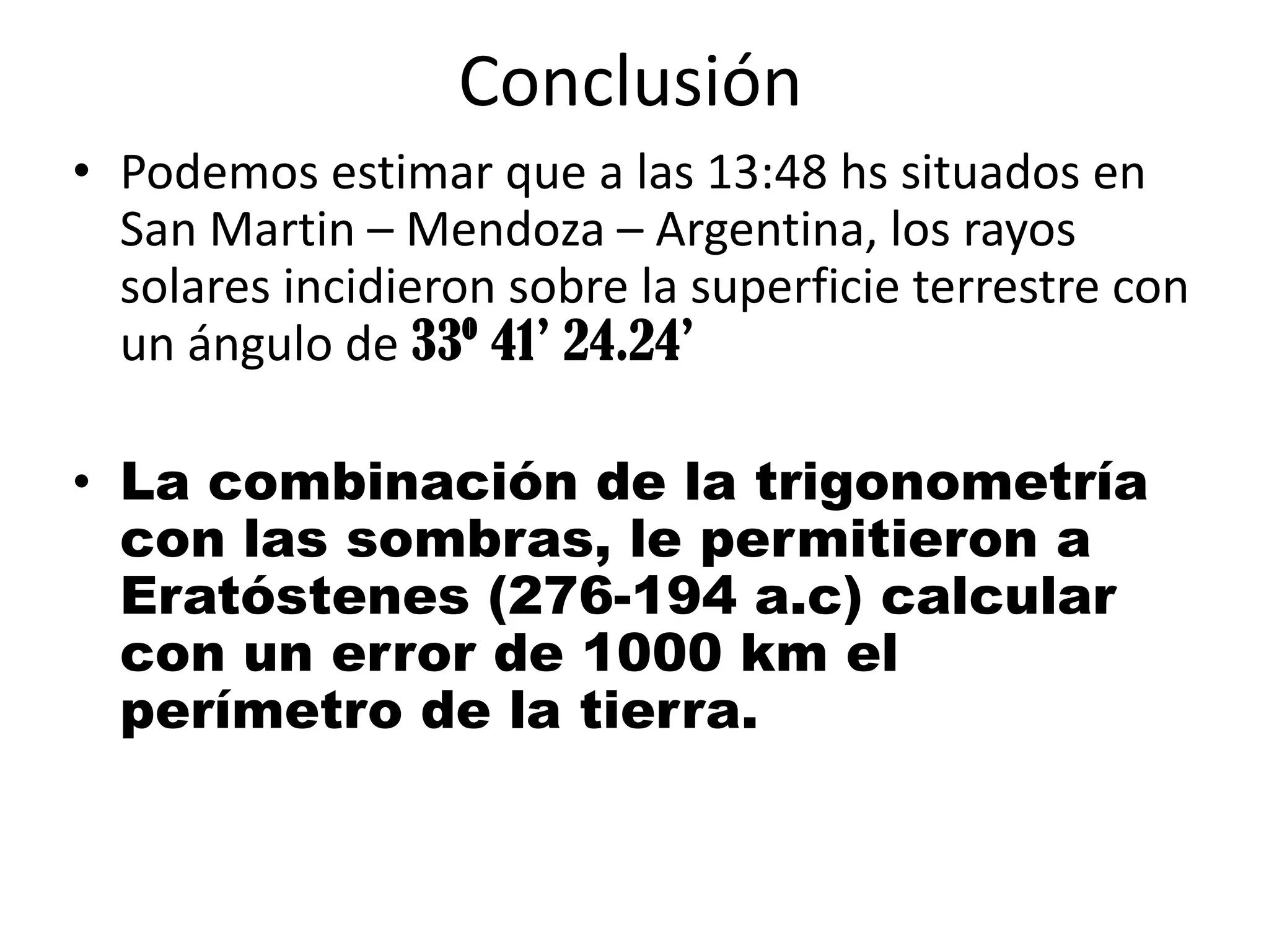 Cómo conocer el ángulo de inclinación con el Sol | PPTX