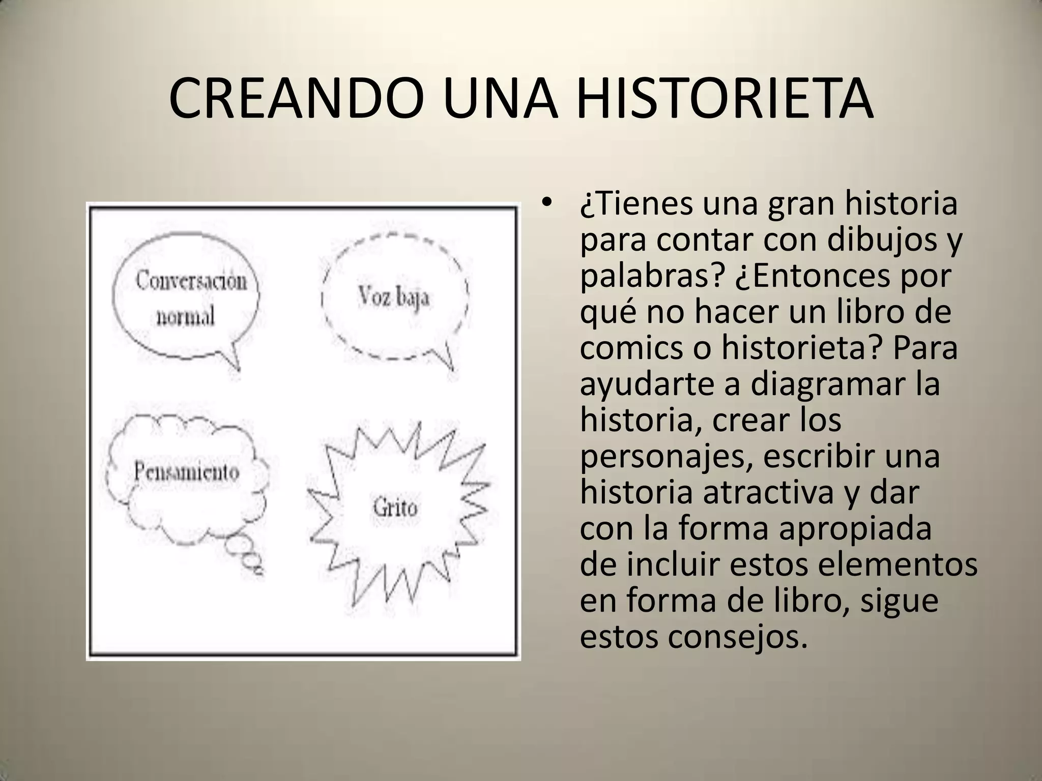 Cómo crear una historieta. horacio garcia | PPT