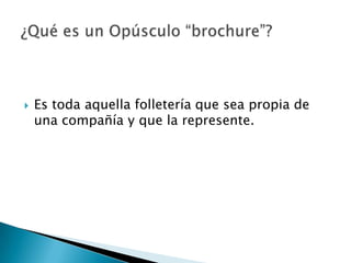 Cómo crear un opúsculo | PPTX