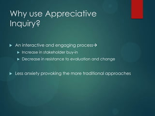 Change management and organization development appreciative enquiry | PPT