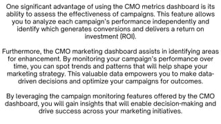 CMO Dashboard An All-in-One Reporting Tool for CMOs.pdf