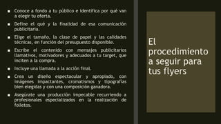 Cómo diseñar un flyer de éxito para tus emprendimientos.pptx