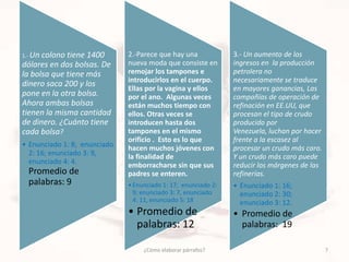 Cómo estructurar oraciones | PPTX