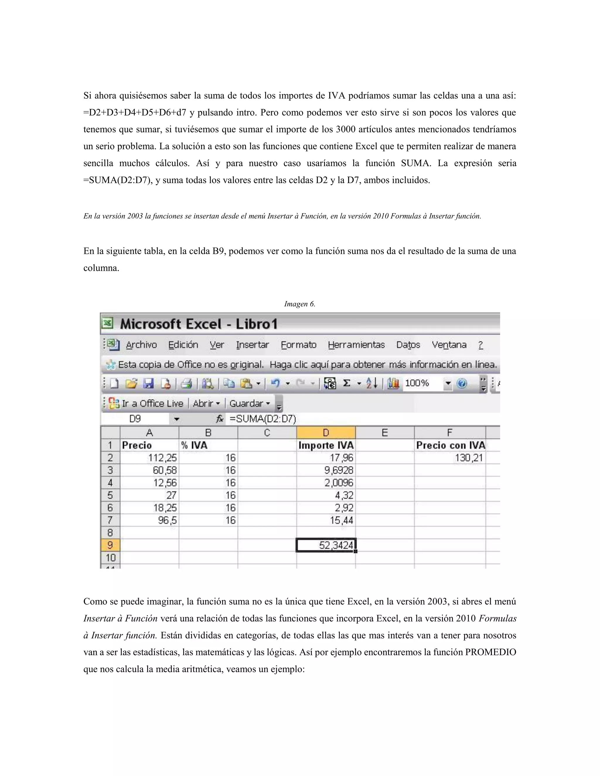 Como funciona excel | PDF