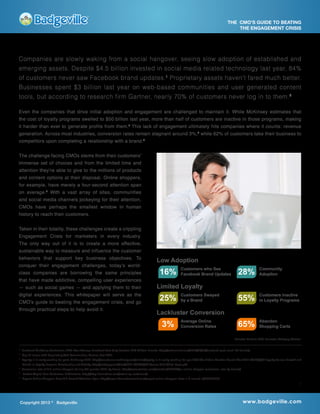 CMO Guide to Digital Engagement | PDF | Social Networking | Internet