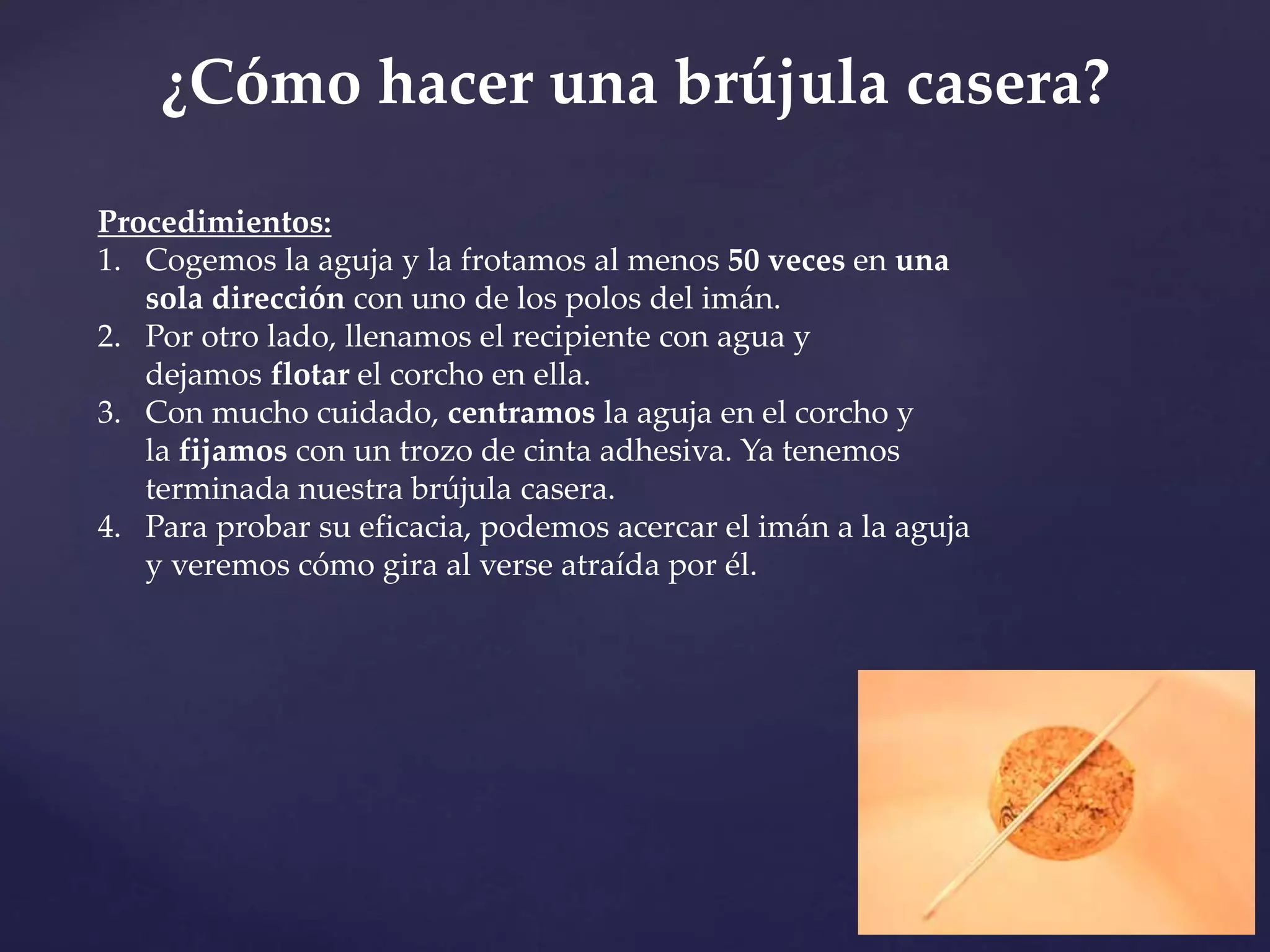 Cómo hacer una brújula casera | PPTX