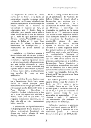 Cómo interpretar un informe citológico cervicovaginal | PDF