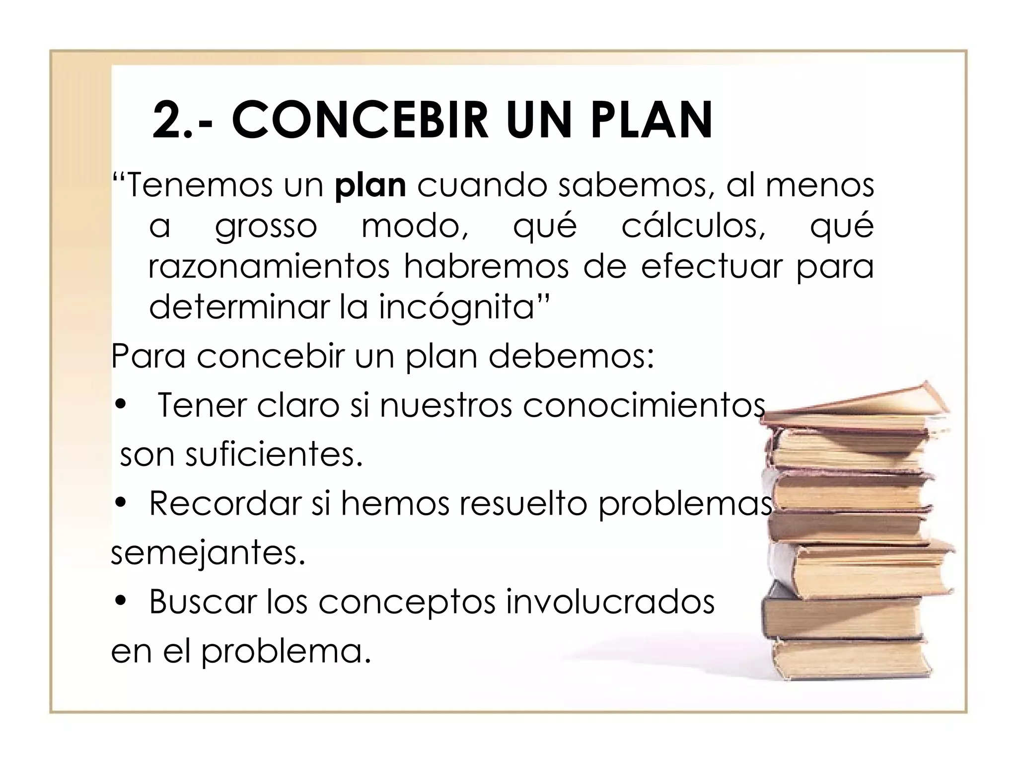 CóMo Plantear Y Resolver Problemas | PPT