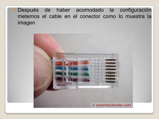 Cómo ponchar cable utp | PPTX