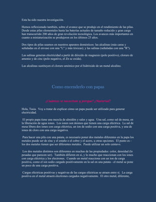 Cómo prender un foco de 60 watts sin corriente eléctrica | DOCX