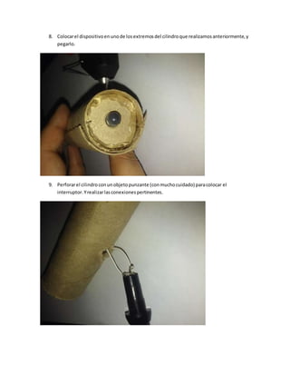 Cómo realizar una linterna casera materiales | DOCX