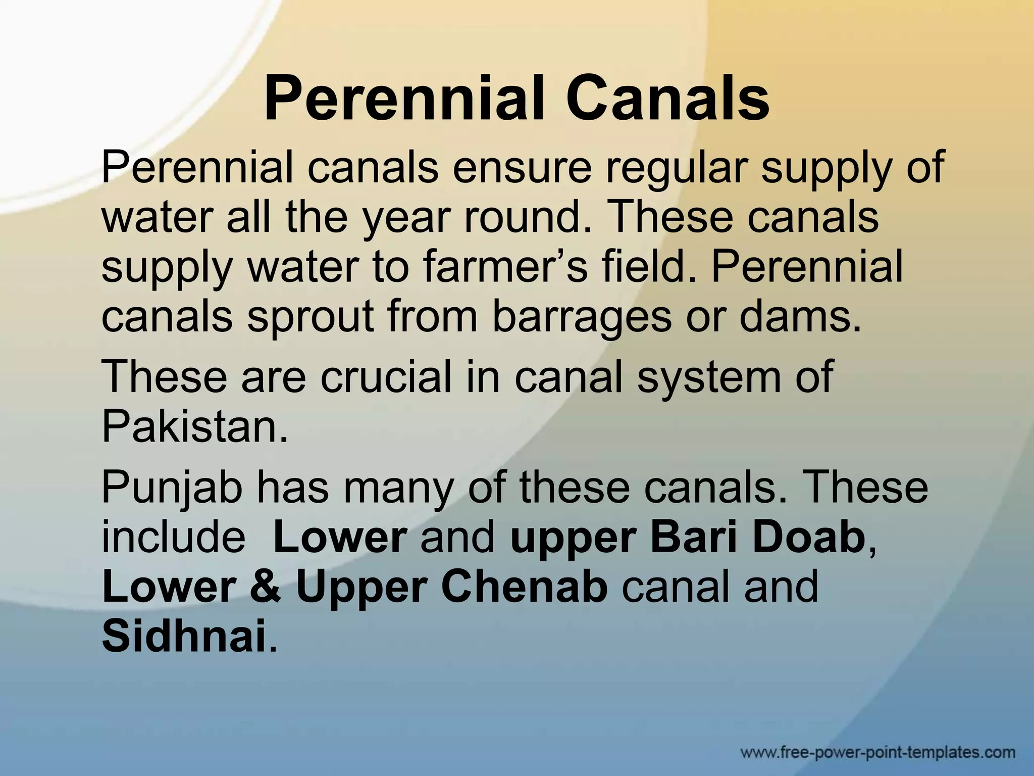 Link canals, Baraages and Dams | PPTX