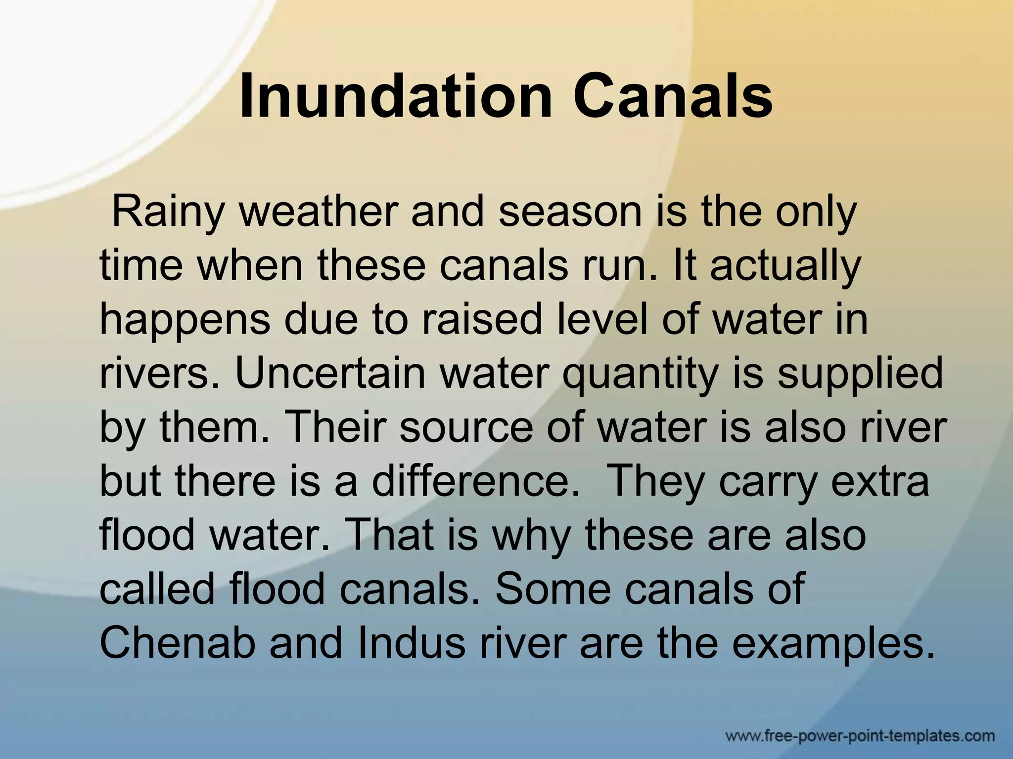 Link canals, Baraages and Dams | PPTX