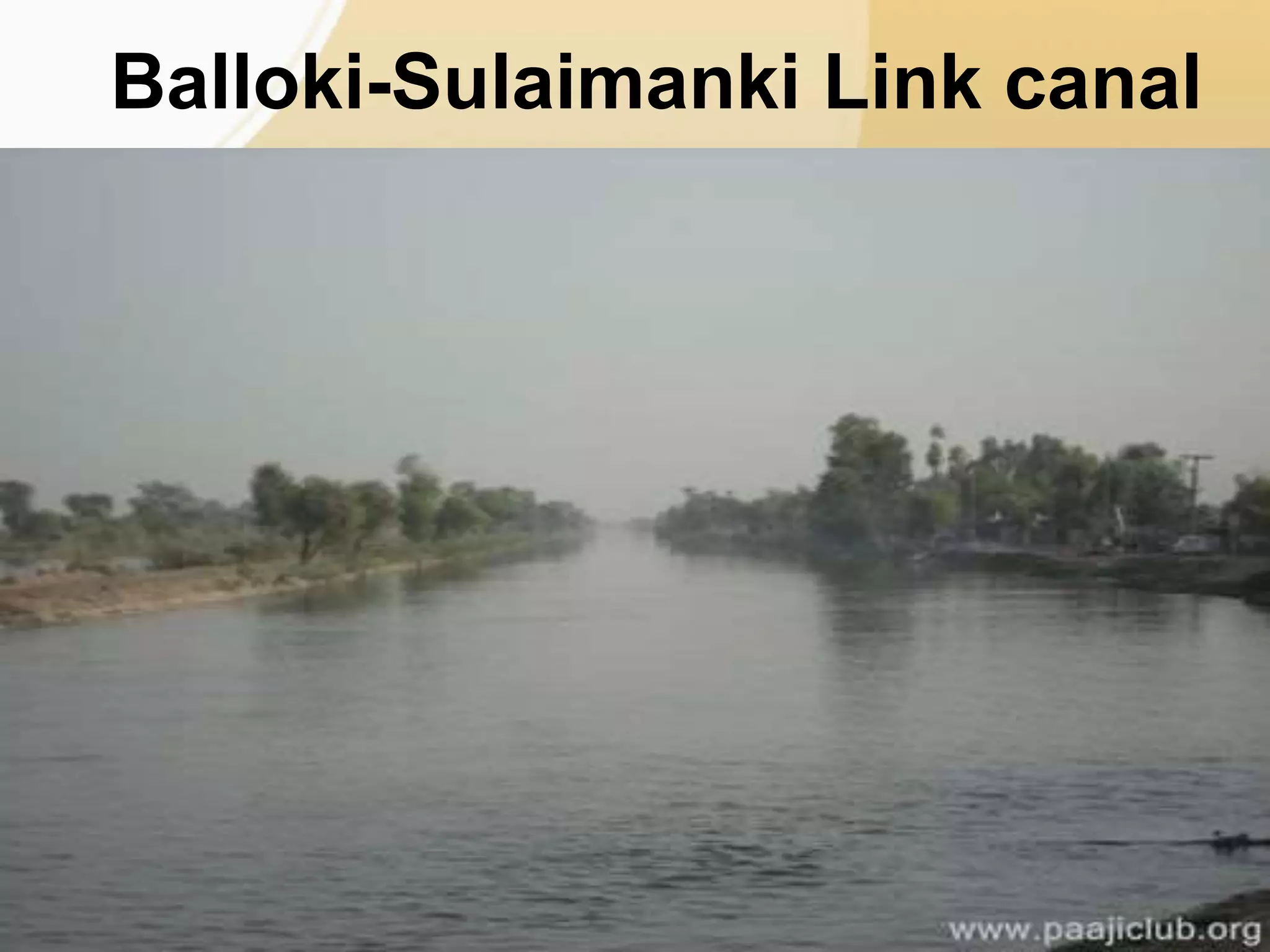 Link canals, Baraages and Dams | PPTX