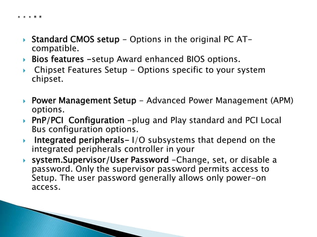 Cmos | PPTX | Operating Systems | Computer Software and Applications