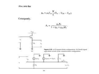 CMOS analog circuit notes , amplifiers .pptx