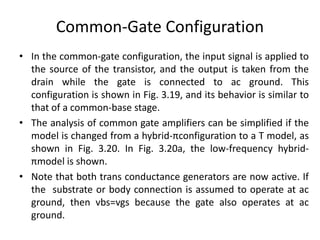 CMOS analog circuit notes , amplifiers .pptx