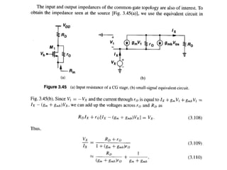 CMOS analog circuit notes , amplifiers .pptx
