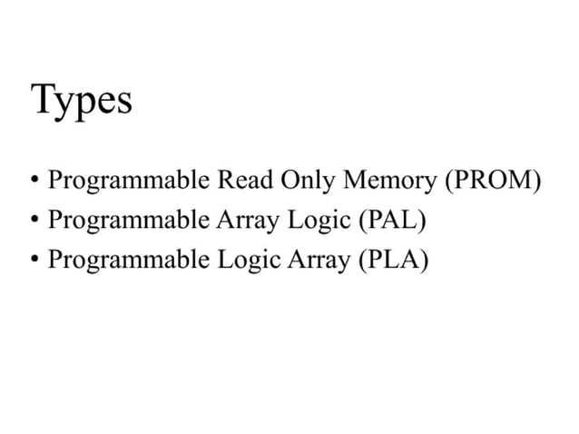 CMOS-IC FABRICATION(NMOS & PMOS) PAL,PLA AND PROM | PPTX