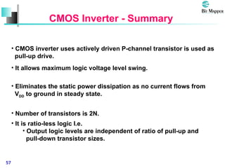 CMOS integrated Fundamentals technology .ppt