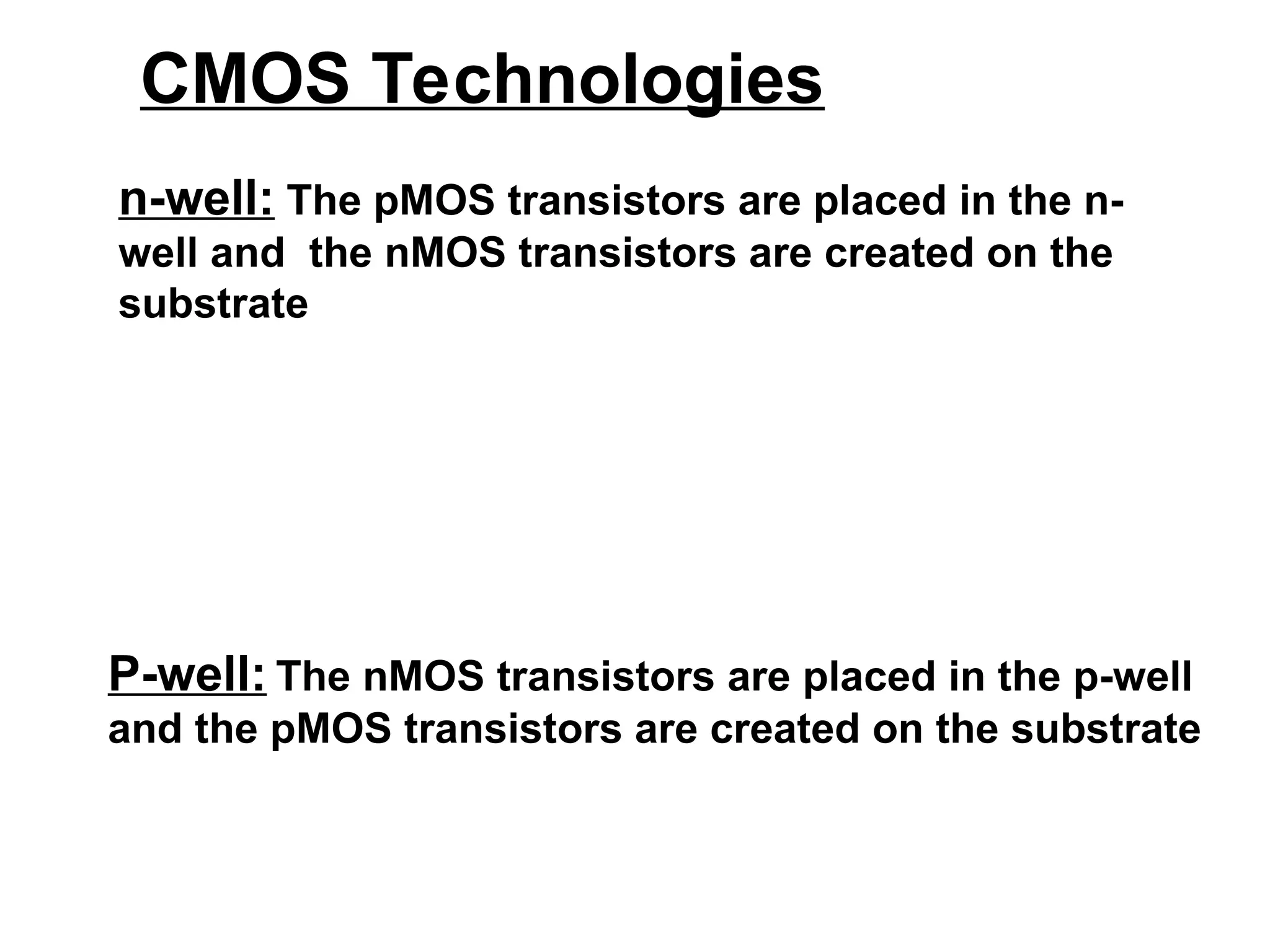 Cmos Nwell And Twintnntbgtub Process Ppt