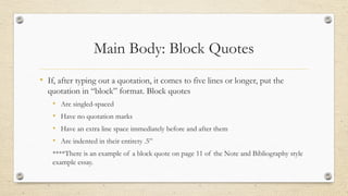 Chicago manual of style writing use on paper | PPTX