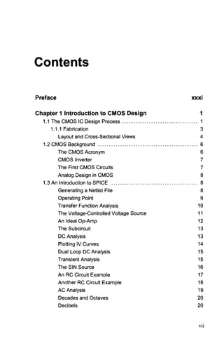 VLSI Design Book CMOS_Circuit_Design__Layout__and_Simulation | PDF