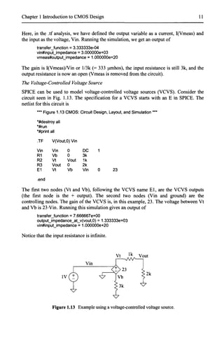 VLSI Design Book CMOS_Circuit_Design__Layout__and_Simulation | PDF