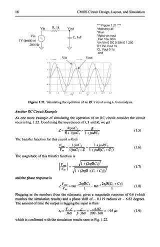 VLSI Design Book CMOS_Circuit_Design__Layout__and_Simulation | PDF