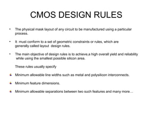 Cmos design rule | PPT