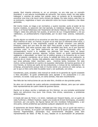 Cómo se hace un guión de cine | PDF