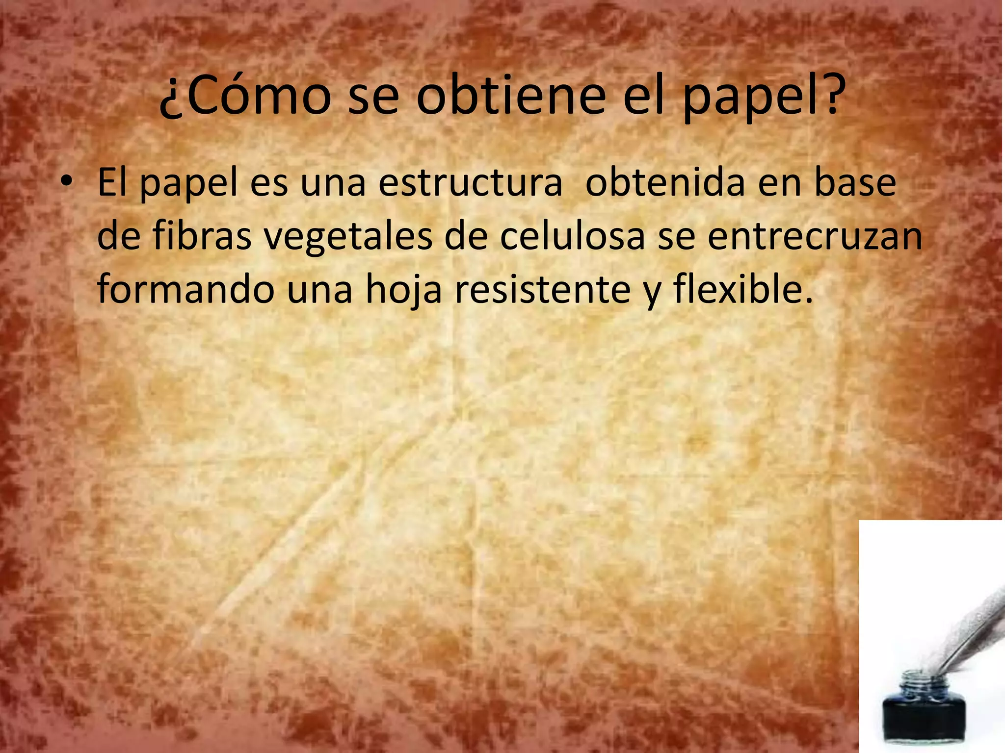 Cómo se obtiene el papel | PPTX | Household Supplies | Shopping
