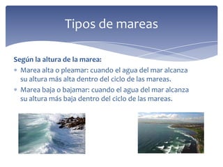 Cómo se producen las mareas | PPTX