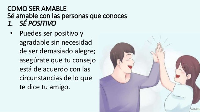 Como ser amable