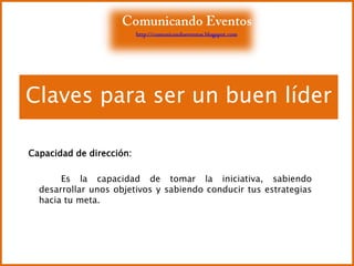 Cómo ser un buen lider | PPTX