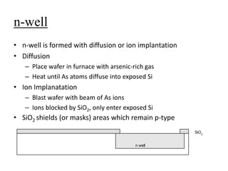 Cmos fabrication | PPTX