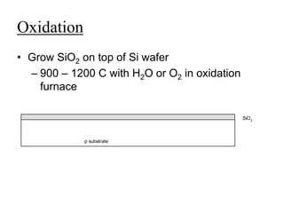 Cmos fabrication | PPTX