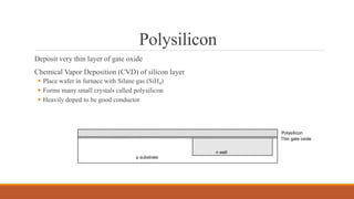 Cmos fabrication | PPT