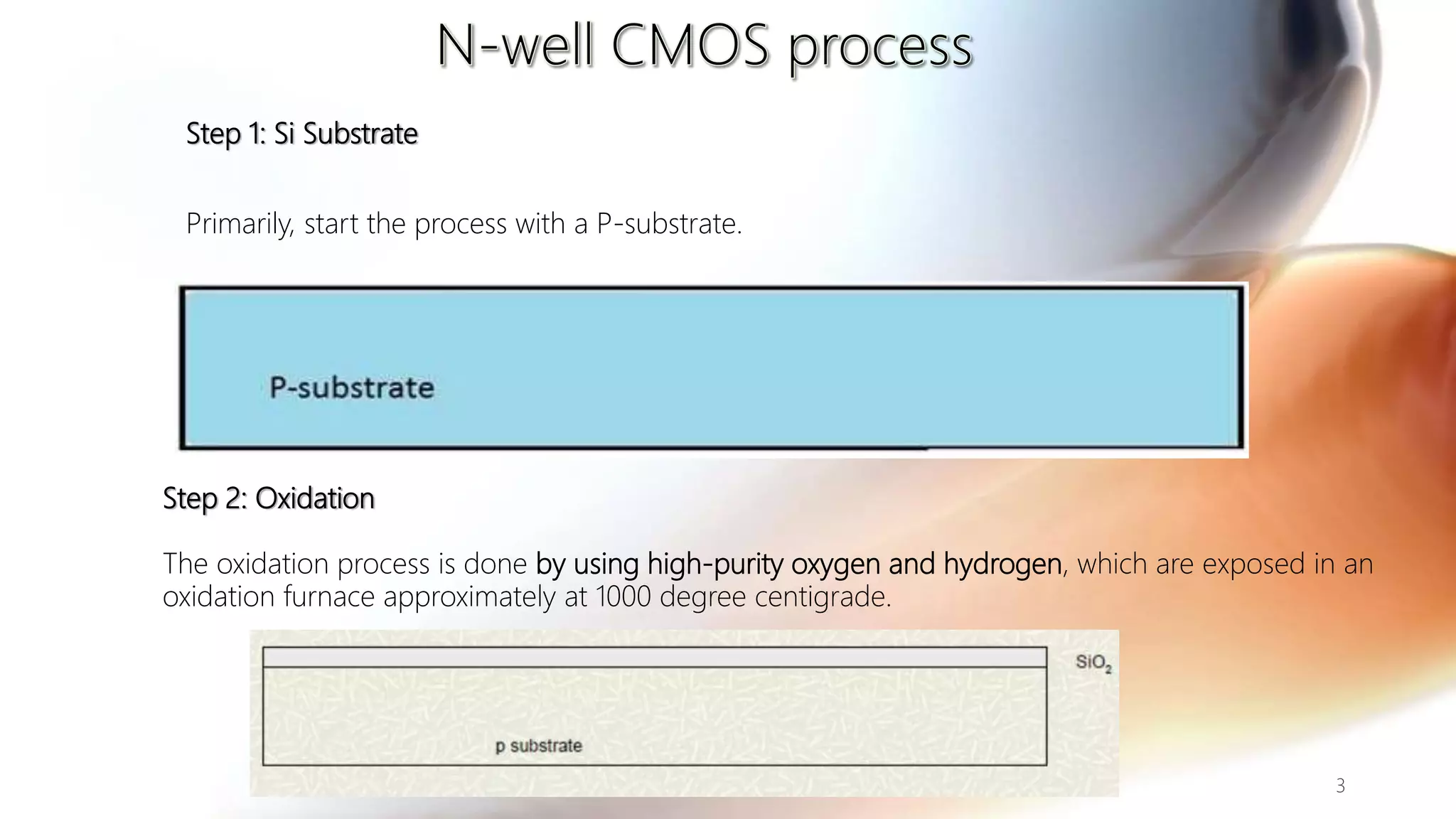 Cmos fabrication process | PPTX