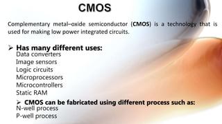 Cmos fabrication process | PPTX