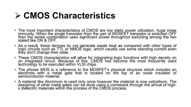 CMOS | PPTX