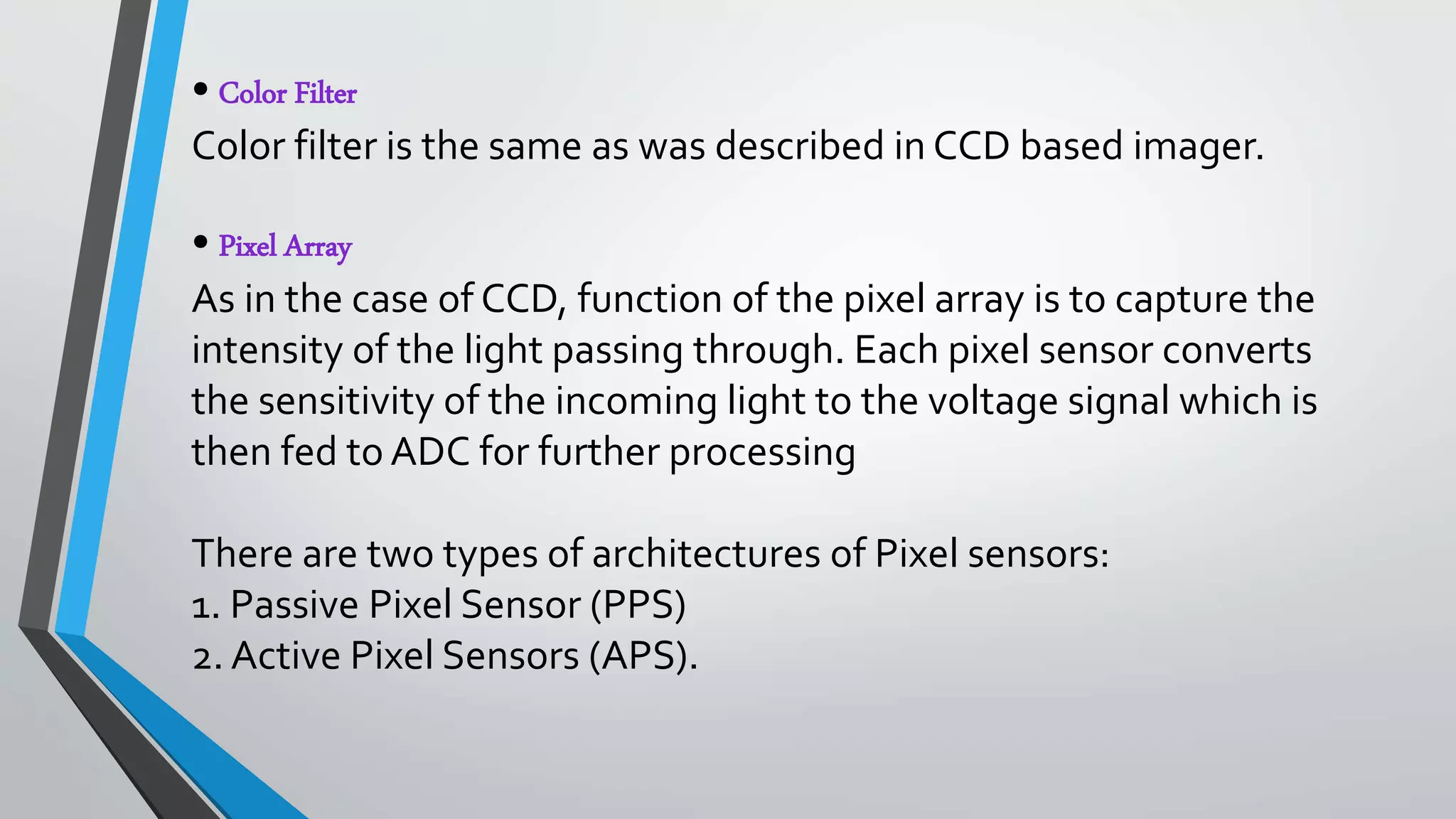 Cmos image sensors | PPTX