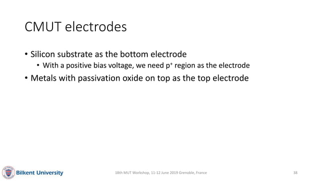 A CMUT Microphone Fabricated Using a CMOS Process | PPTX