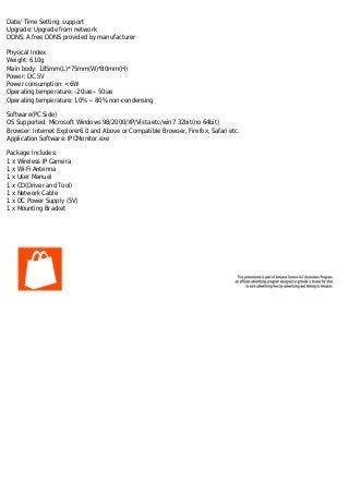 Cmos security wireless network outdoor ip camera free ddns motion detection